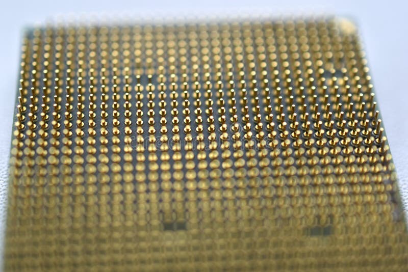 The Contact Pad of the Processor Connector, the CPU Socket, the ...