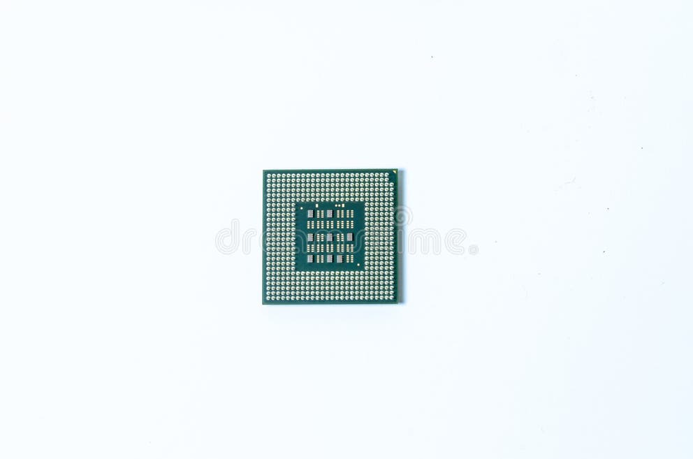 Computer Processor Cpu Central Processing Unit Microchip Isolated On