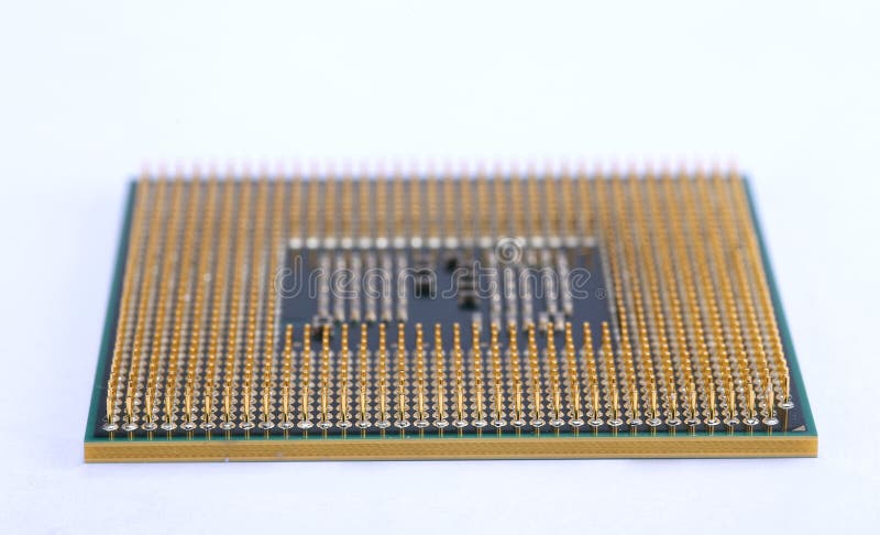 Computer processor cpu stock photo. Image of design, golden - 86713850