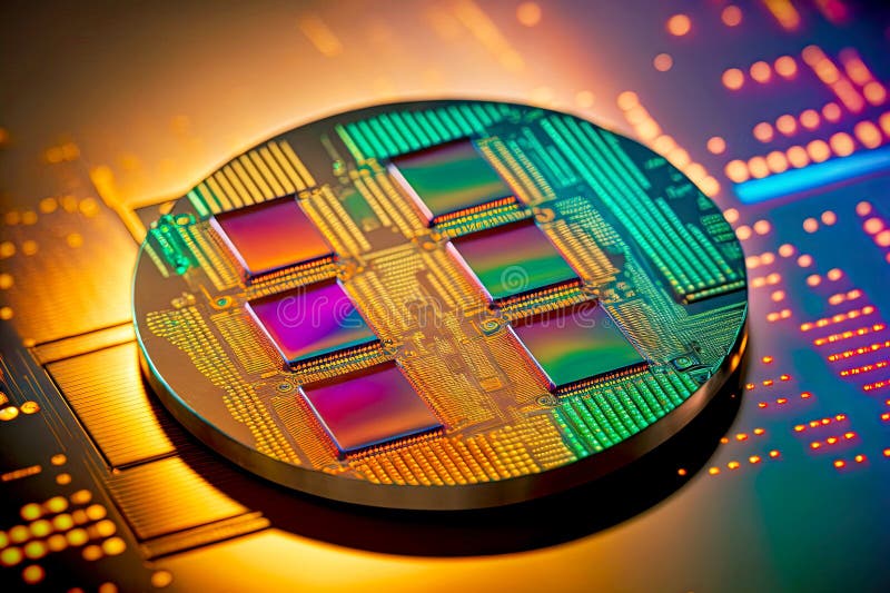 Computer Processor Development of High Technology Wafer Semiconductor ...