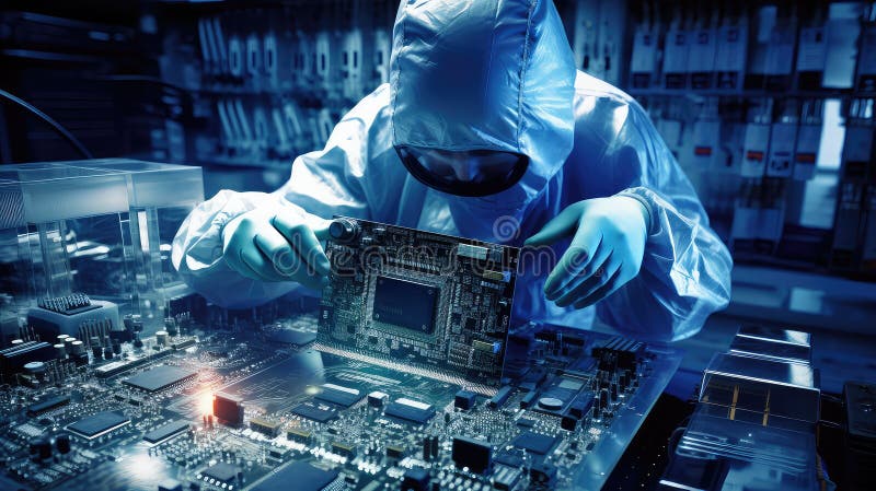 Transistor Computer Chip Technology Stock Illustration - Illustration ...