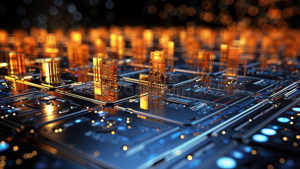 A Computer Processor With Many Different Types Of Processors