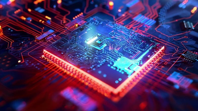 Computer Processor Performing Complex Calculations Stock Video - Video of electronic, artificial ...