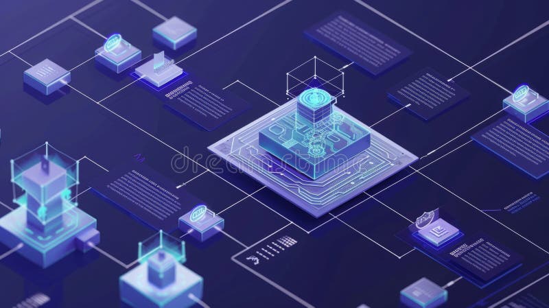 Computer Processor Surrounded by Electronic Devices Stock Photo - Image ...