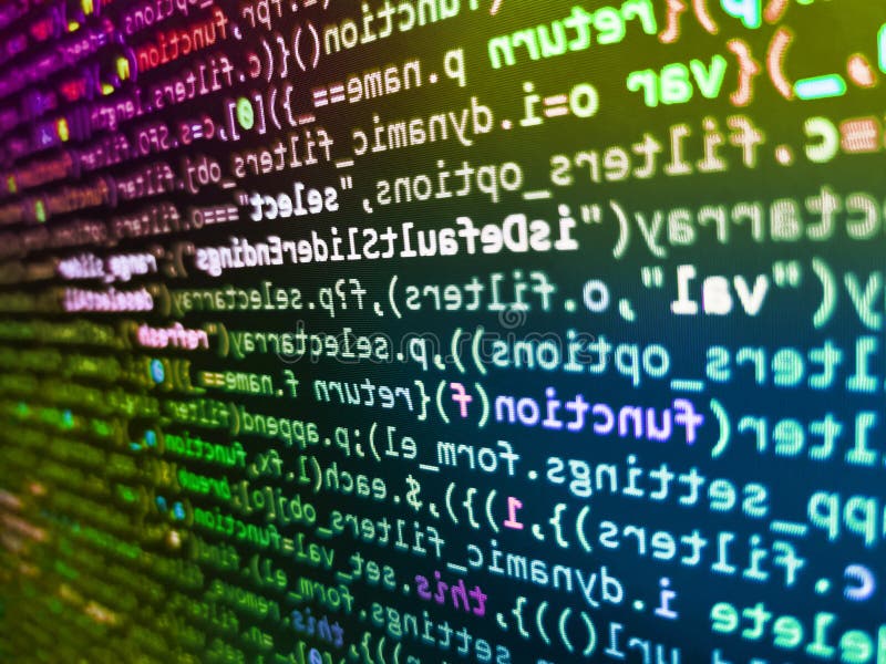 Computer Program Preview New Technology Revolution Lines Of Html Code