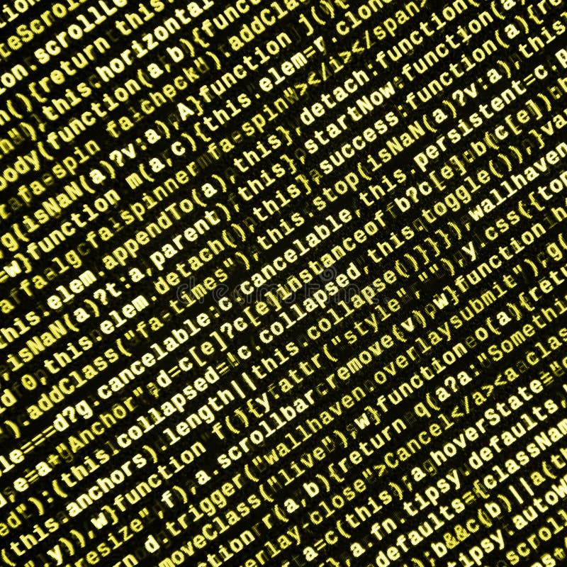 Computer Program Preview Programming Code Typing Stock Image Image Of Abstract Technology