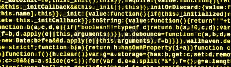 Computer Program Preview. Programming Code Typing Stock Photo - Image of data, technology: 132458538