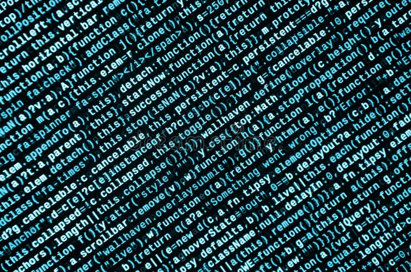 Computer Program Preview Programming Code Typing Stock Image Image Of Data Abstract 132463947