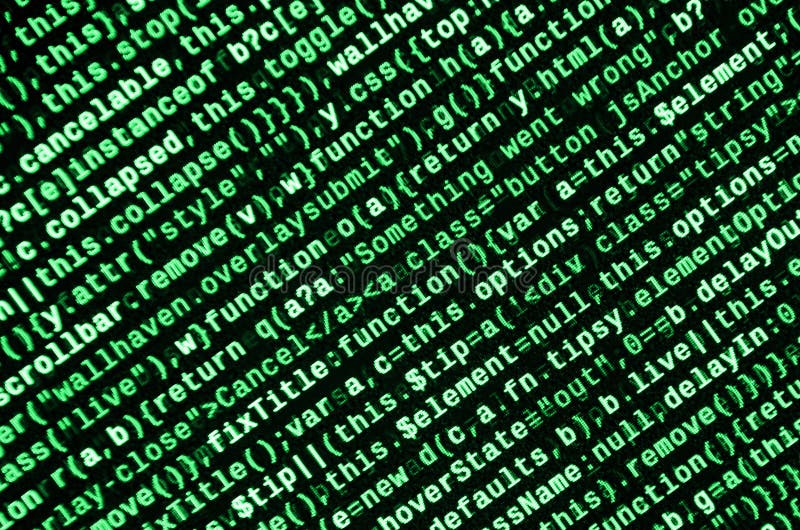 Computer Program Preview. Programming Code Typing Stock Image - Image of data, screen: 132514681