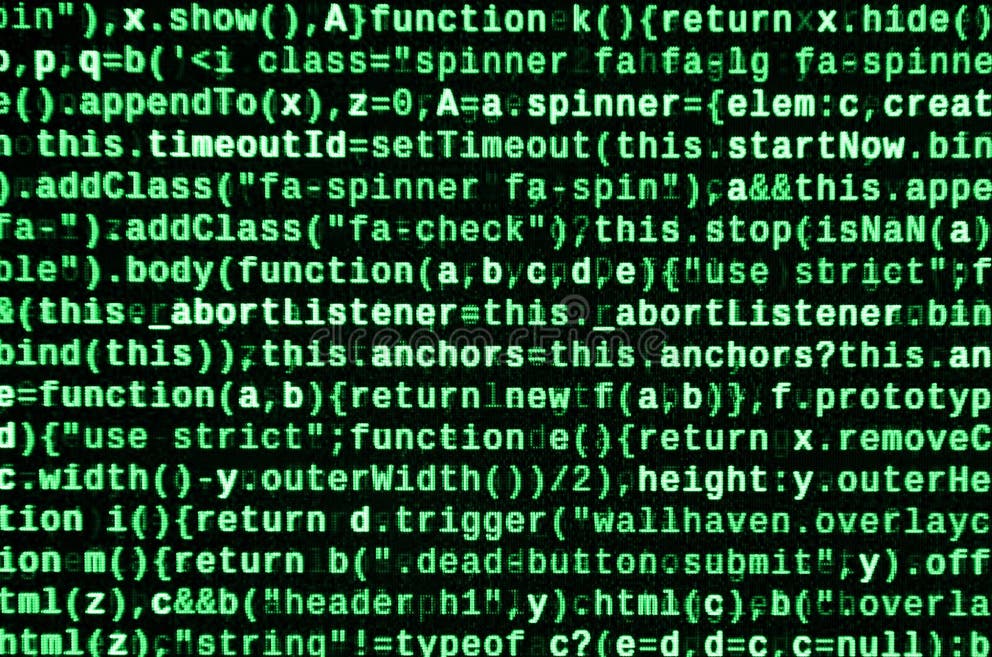 Computer Program Preview. Programming Code Typing Stock Image - Image of developer, text: 132745329