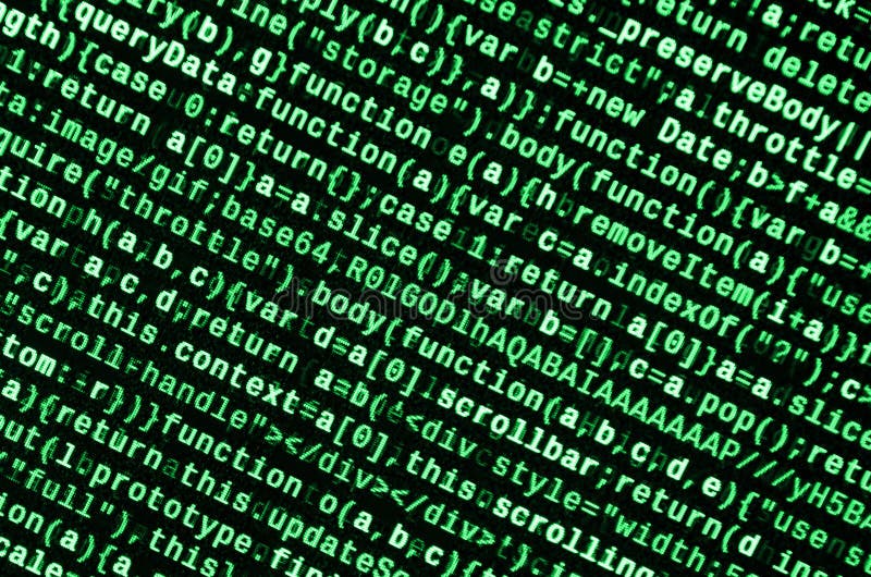 Computer Program Preview. Programming Code Typing. Information Technology Website Coding ...