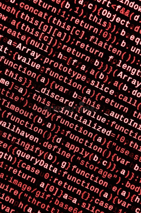 Computer Program Preview Programming Code Typing Stock Image Image Of Digital Data 132747635