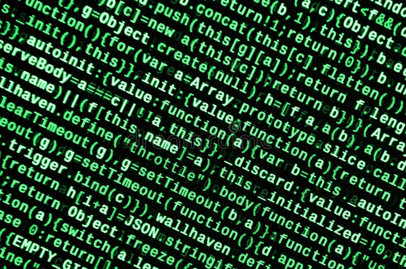 Computer Program Preview Programming Code Typing Stock Image Image Of Html Development