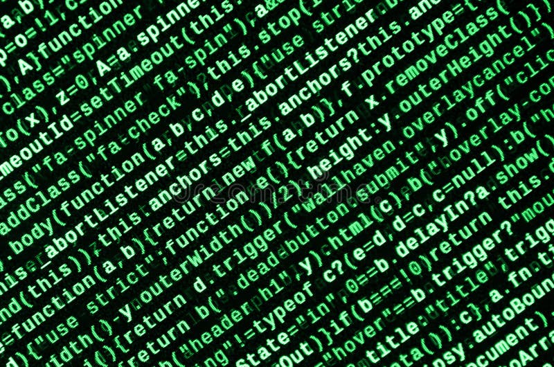 Computer Program Preview Programming Code Typing Stock Image Image Of Programming Website