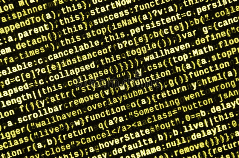 Computer Program Preview Programming Code Typing Stock Image Image Of Internet Source 132753671