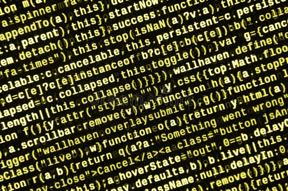 Computer Program Preview. Programming Code Typing Stock Image - Image of internet, source: 132753671