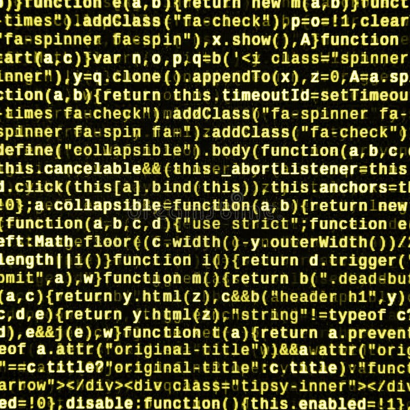 Computer Program Preview Programming Code Typing Stock Image Image Of Computer Script 132850779