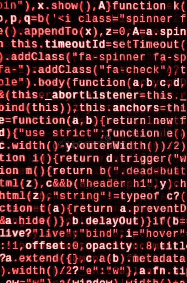 Computer Program Preview Programming Code Typing Stock Image Image Of Programming Text