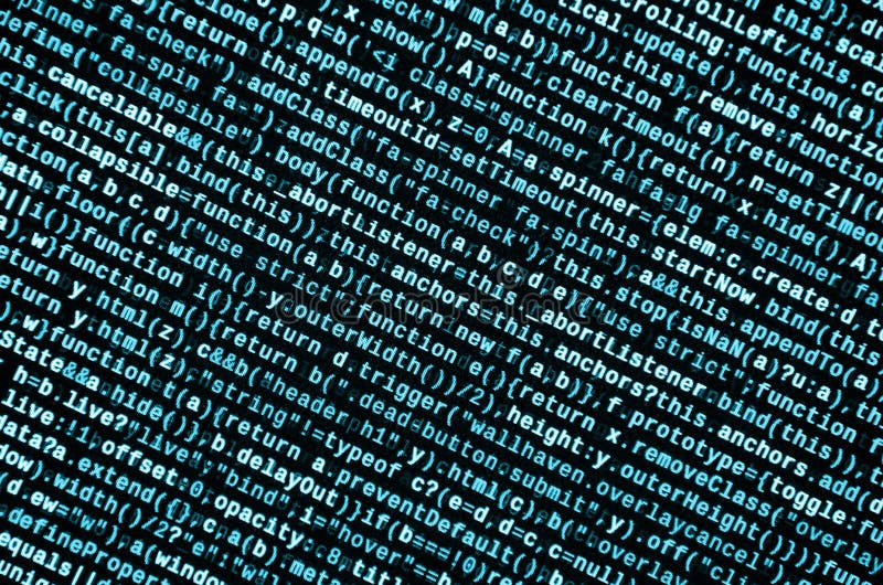 Computer Program Preview. Programming Code Typing. Information Technology Website Coding ...