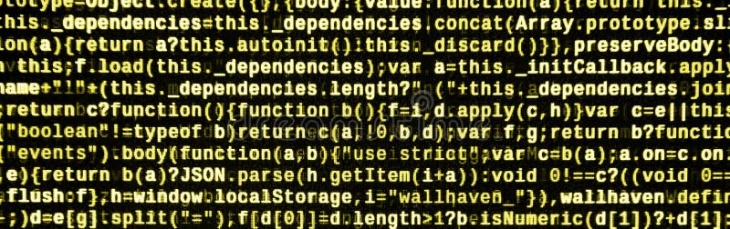 Computer Program Preview. Programming Code Typing Stock Photo - Image ...