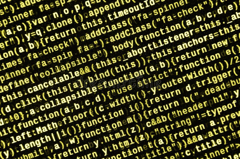 Computer Program Preview Programming Code Typing Stock Image Image Of Developer Programmer