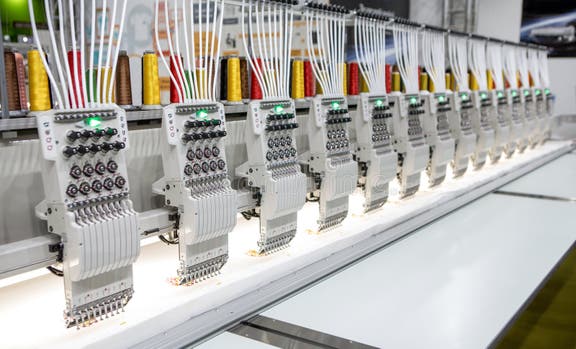 Computer Programmable Embroidery Machine Stock Image - Image of program ...