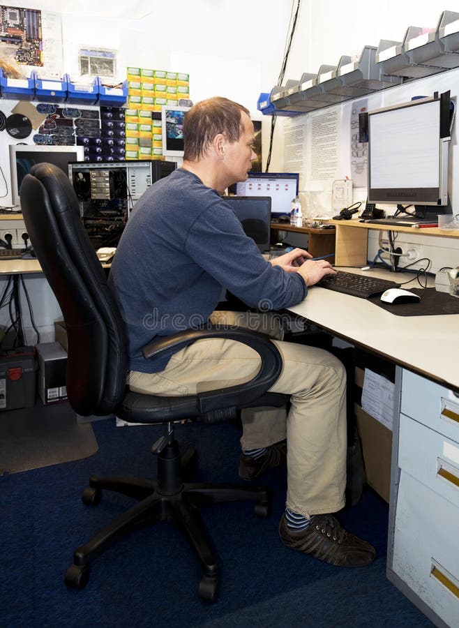 Computer programmer stock image. Image of alone, repair - 22131055