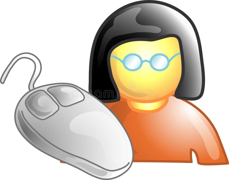 Computer Programmer Career Ico Stock Vector - Illustration of developer ...