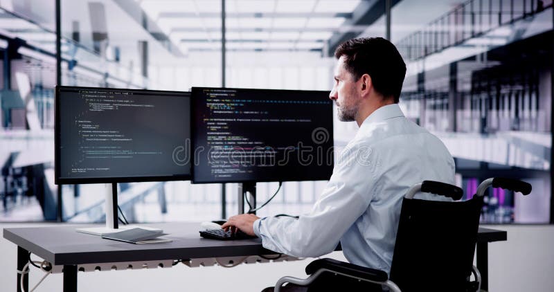 Computer Programmer Sleeping in the Office Stock Image - Image of ...