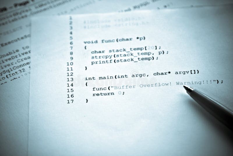 Programming Code Language Blue Tint Stock Image - Image of hospital ...