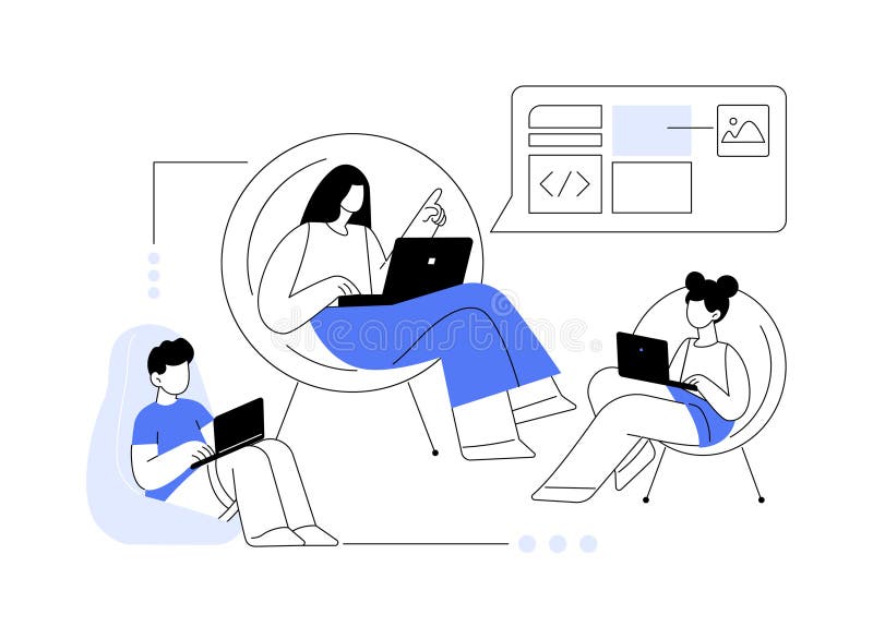 Computer Programming Camp Abstract Concept Vector Illustration. Stock ...