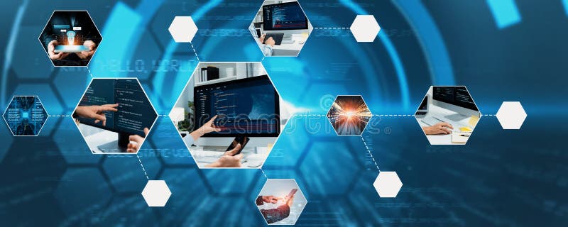 Computer Programming Coding And Ai Artificial Intelligence Nlp Data Development Stock Image