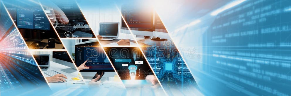 Computer Programming, Coding and AI Artificial Intelligence NLP Data Development Stock ...