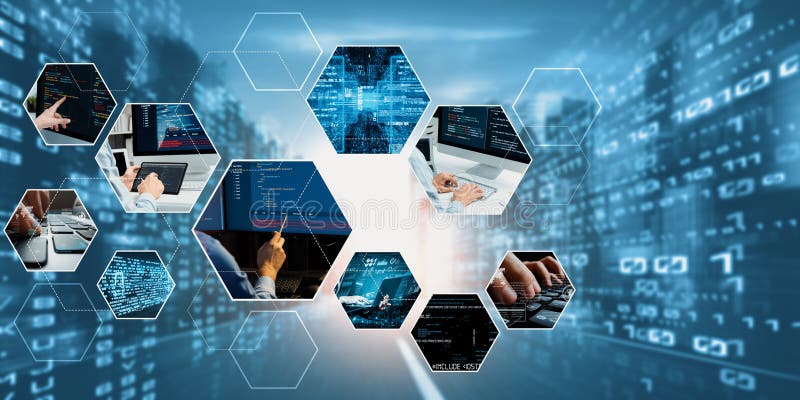 Computer Programming, Coding and AI Artificial Intelligence NLP Data Development Stock Photo ...