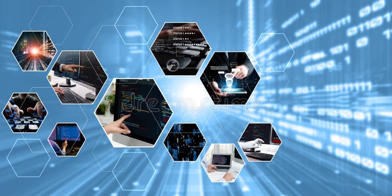 Computer Programming Coding And Ai Artificial Intelligence Nlp Data Development Stock Image