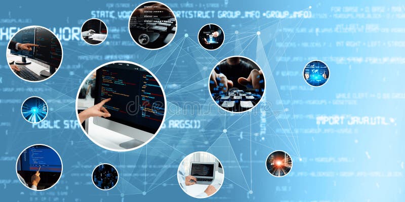 Computer Programming, Coding and AI Artificial Intelligence NLP Data Development Stock Photo ...