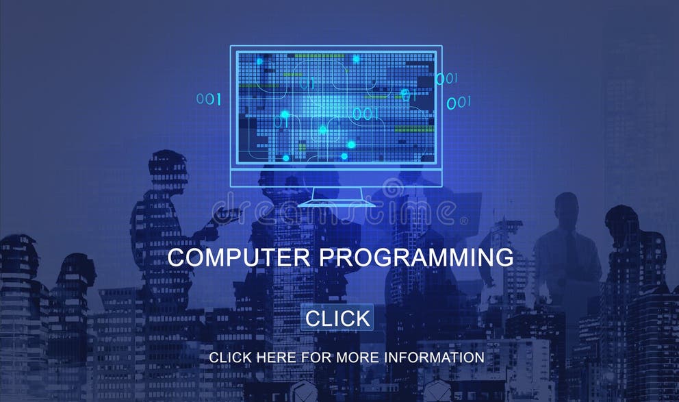 Computer Programming Data Digital Coding Concept Stock Photo - Image of ...