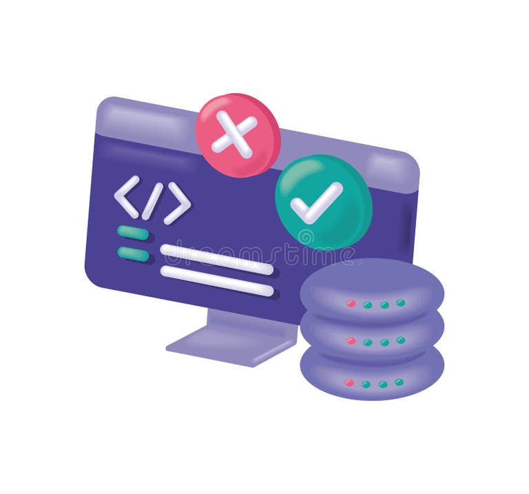 Computer Programming Or Developing Software Stock Vector Illustration Of Code Vector 321879259