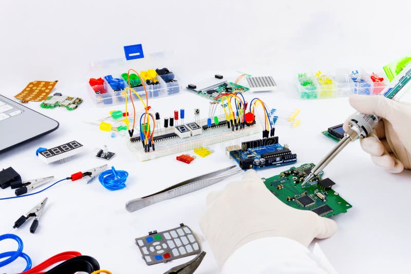 Computer Programming Microelectronics Stock Photo - Image of arduino, creativity: 88095142