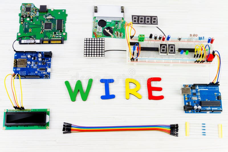 Computer Programming Microelectronics Stock Image - Image of chips ...