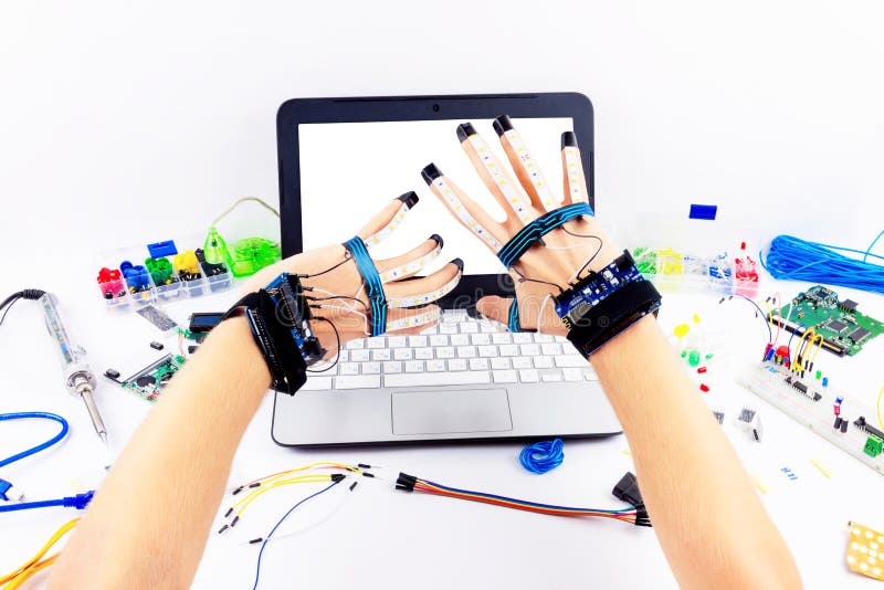 Computer Programming Microelectronics Stock Photo - Image of integrated ...