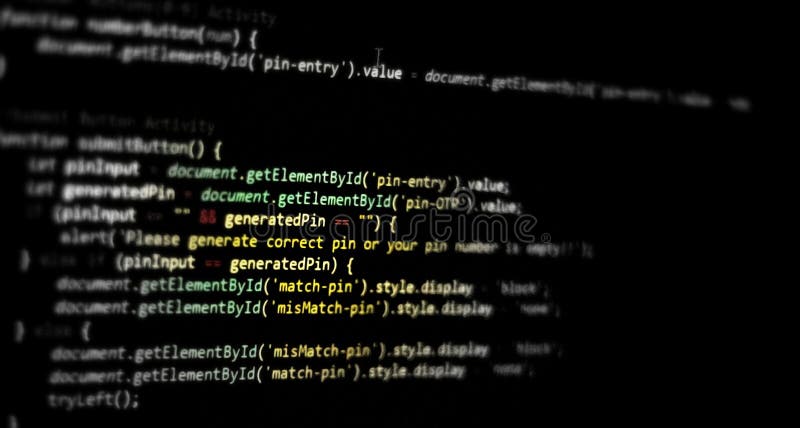 Computer Programming Source Codeabstract Computer Script Source Code Backgroundhtml Code