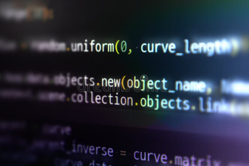 Computer Programming Code On Screen Picture. Image: 84934131