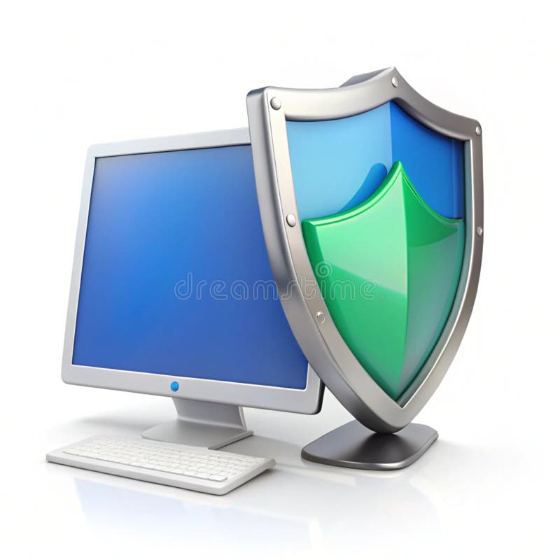 AI computer 3D icon stock illustration. Illustration of machine - 357412256