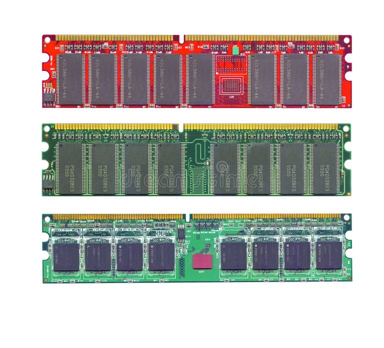 Computer Ram Memory High Resolution Scanned Stock Photo - Image of ...