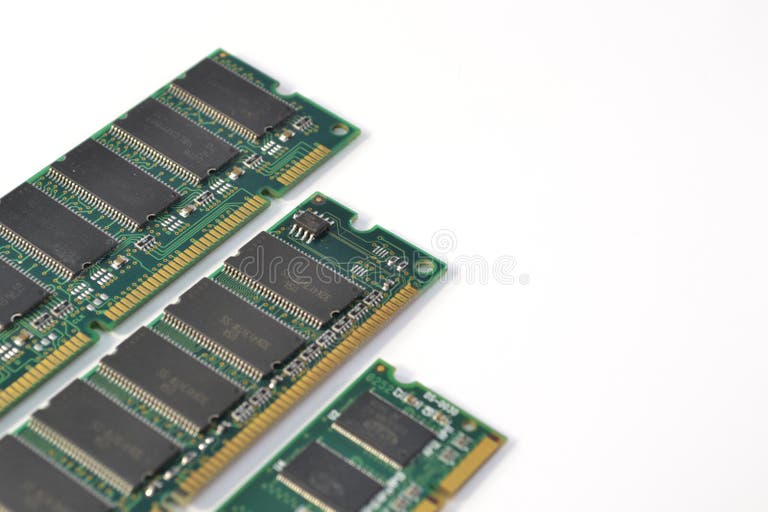 Computer ram modules stock image. Image of memory, horizontal - 17956429