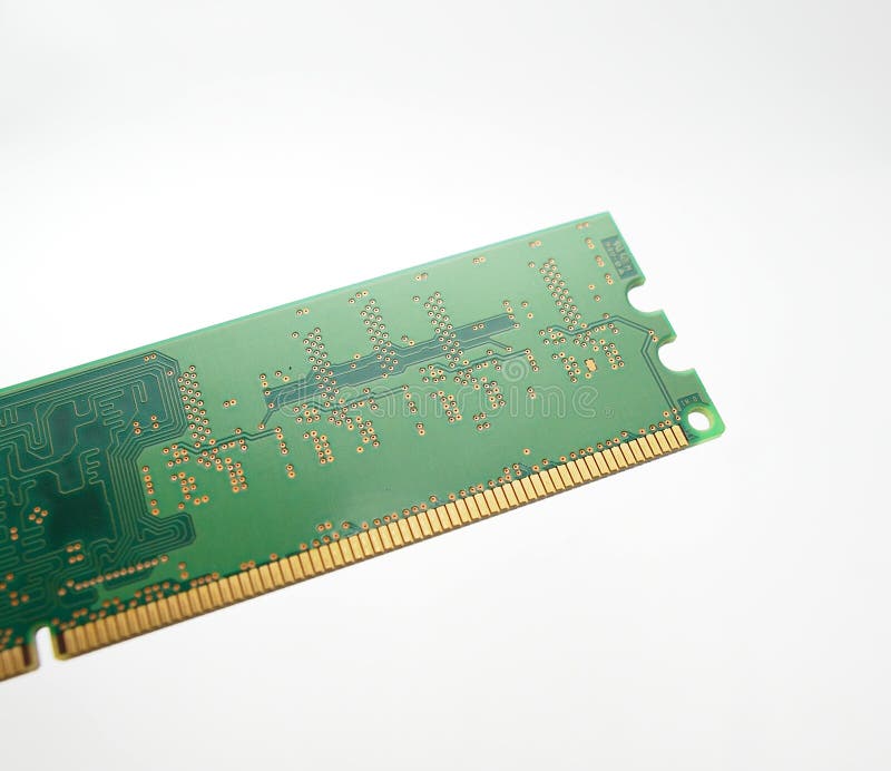 Computer Random Access Memory Stock Image - Image of print, copper ...