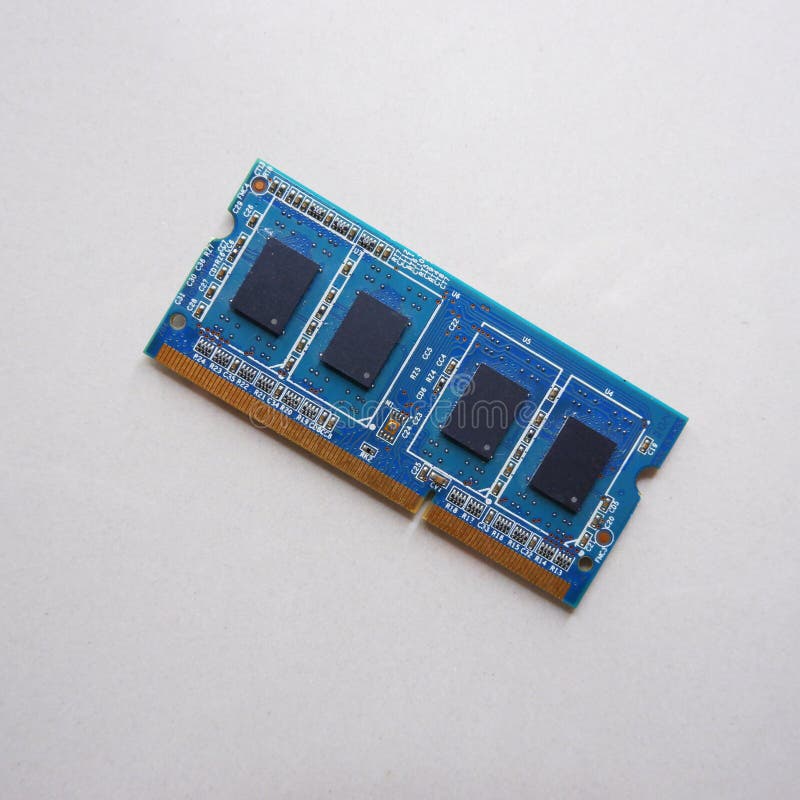 Computer Random Access Memory on the Desk Stock Image - Image of ...