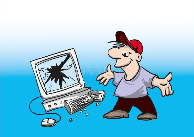 Computer recycling stock vector. Illustration of ecology - 24565292