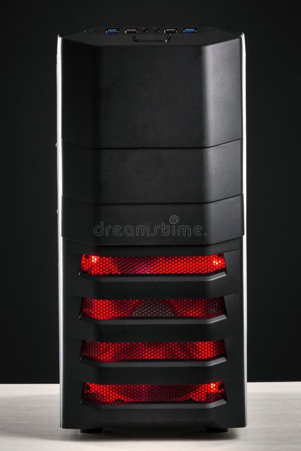 Modern computer box stock photo. Image of hardware, technician - 97536996